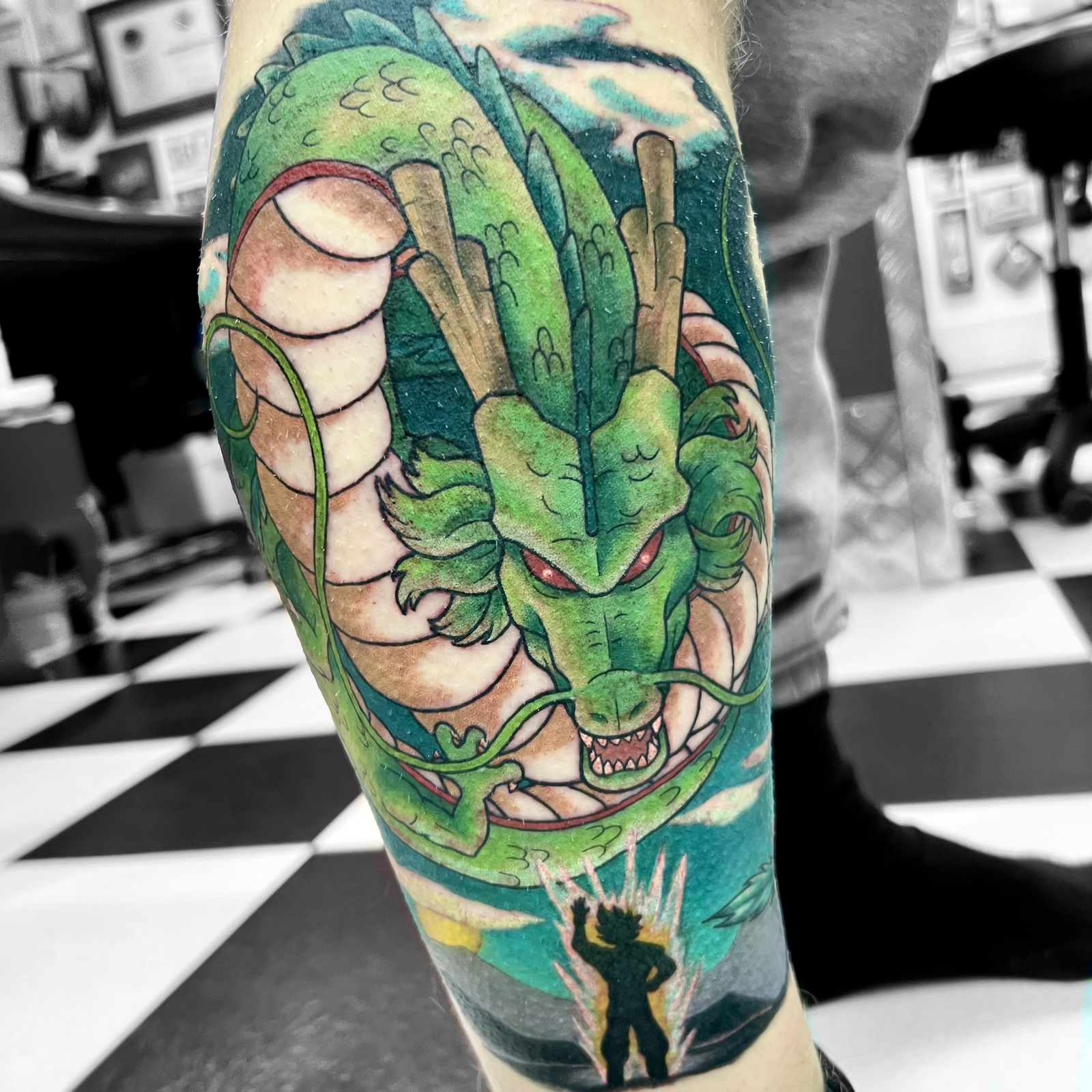 Shenlong Dragon Ball Tattoo